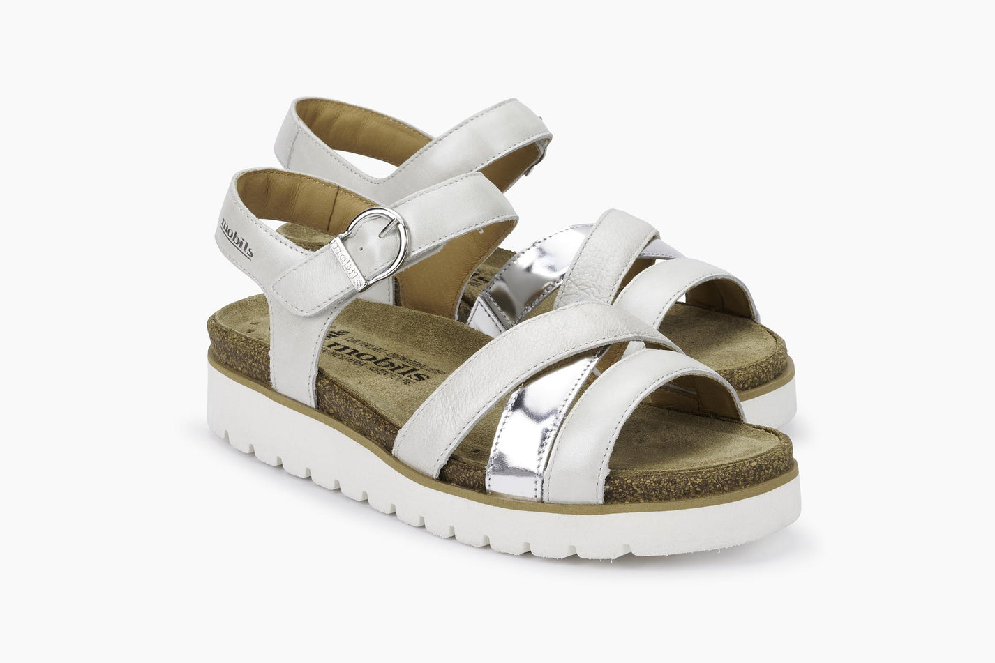 Mobils Thina Sandalen Wit - Mephisto